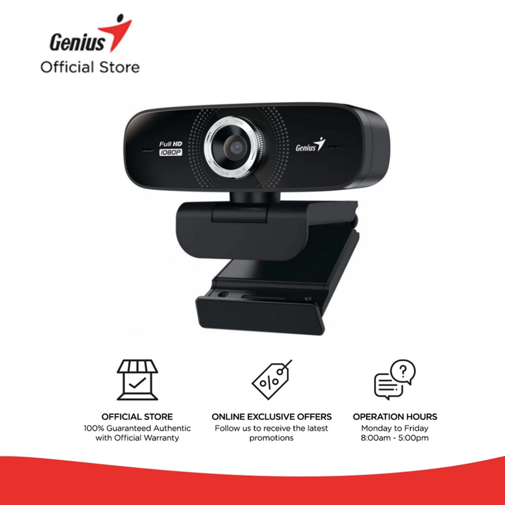 Genius FaceCam 2000X Full HD 1080P Webcam | Bald Puppies Solution Inc.
